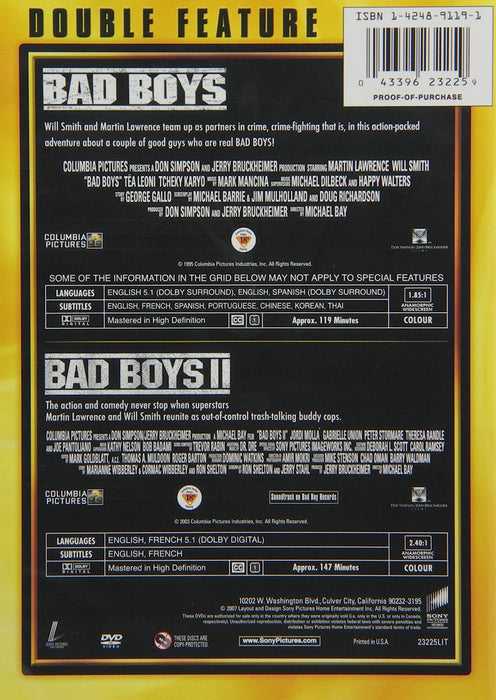 Bad Boys 2 Dvd