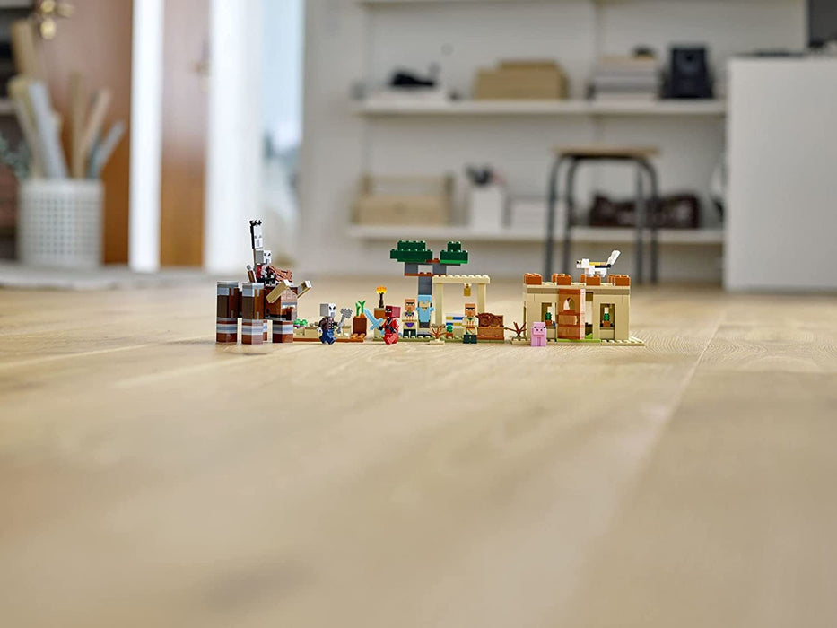 LEGO Minecraft: The Illager Raid - 562 Piece Building Kit [LEGO, #2116 ...