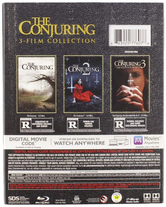 The Conjuring: 3 Film Collection [Blu-ray Box Set] — MyShopville