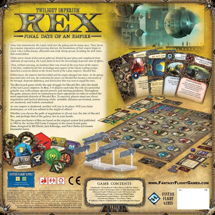Twilight Imperium - Rex: Final Days of an Empire [Board Game, 3-6 Play ...
