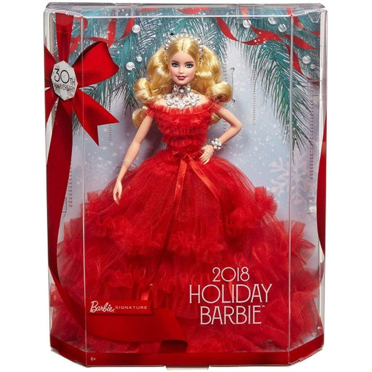 Barbie 2018 Holiday Doll - 30th Anniversary Barbie Signature Edition ...