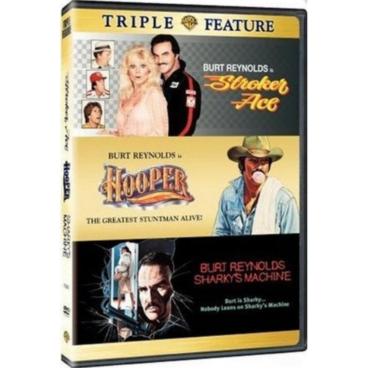 Burt Reynolds Triple Feature - Stroker Ace / Hooper / Sharky's Revenge ...