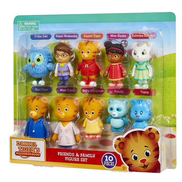 Daniel Tiger's Neighborhood - Friends and Family 10 Piece Figure Set ...