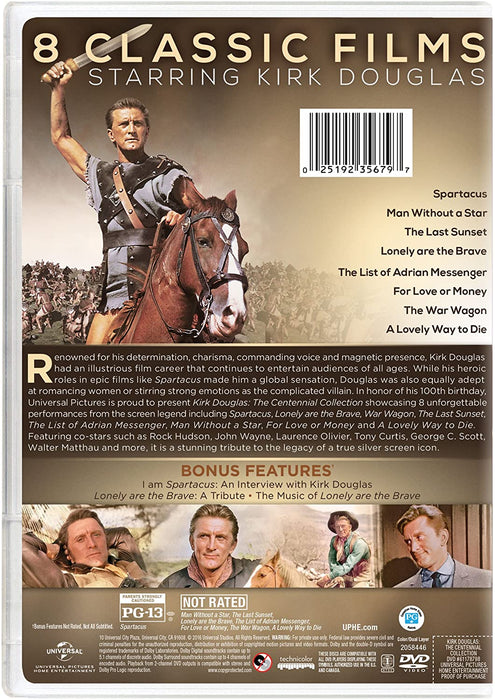 Kirk Douglas: The Centennial Collection [DVD Box Set] — MyShopville