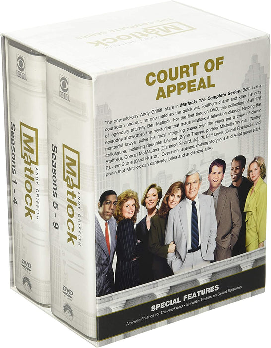 Matlock: The Complete Series - Seasons 1-9 [DVD Box Set] — MyShopville