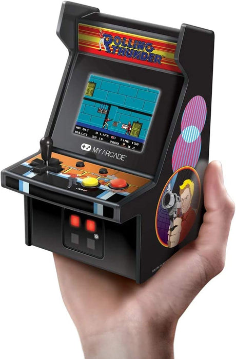 My Arcade Rolling Thunder Micro Player - 6.75 Inch Mini Retro Arcade M ...