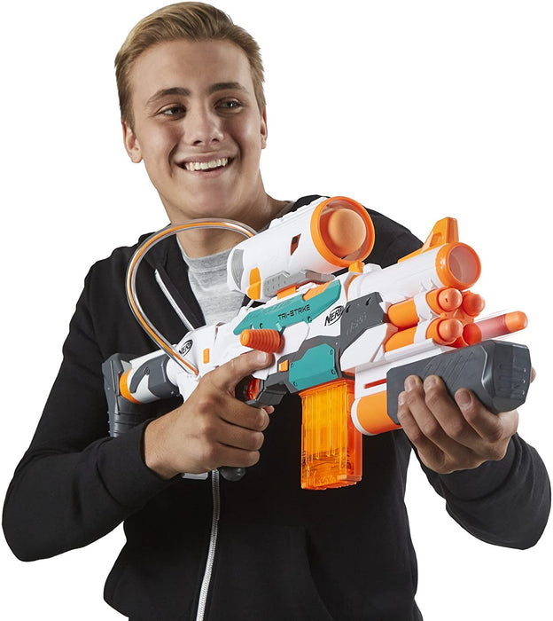 Nerf Modulus Tri-Strike Blaster [Toys, Ages 8+] — MyShopville