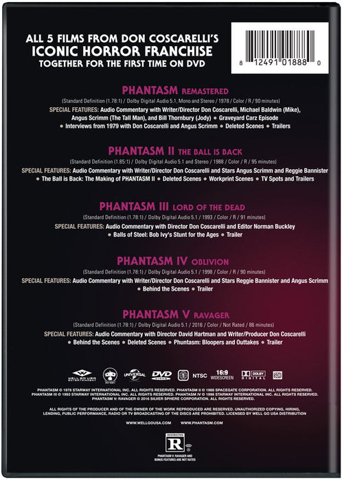 Phantasm 5-Movie DVD Collection [DVD Box Set] — MyShopville