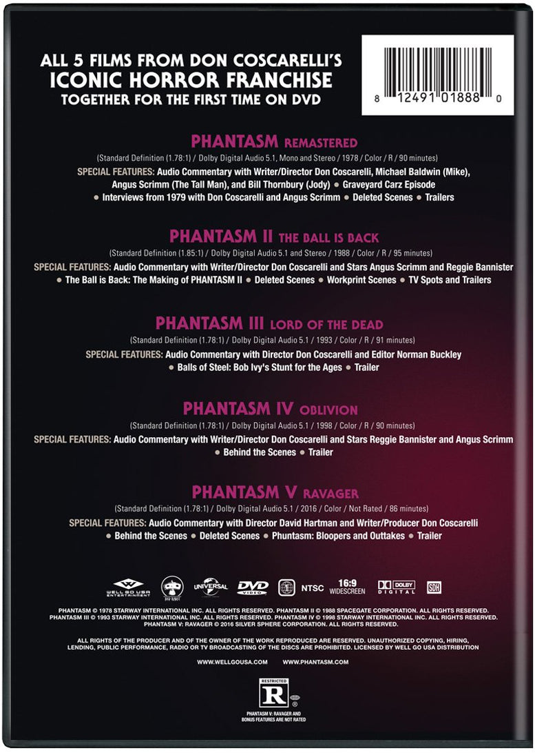 Phantasm 5-Movie DVD Collection [DVD Box Set] — MyShopville