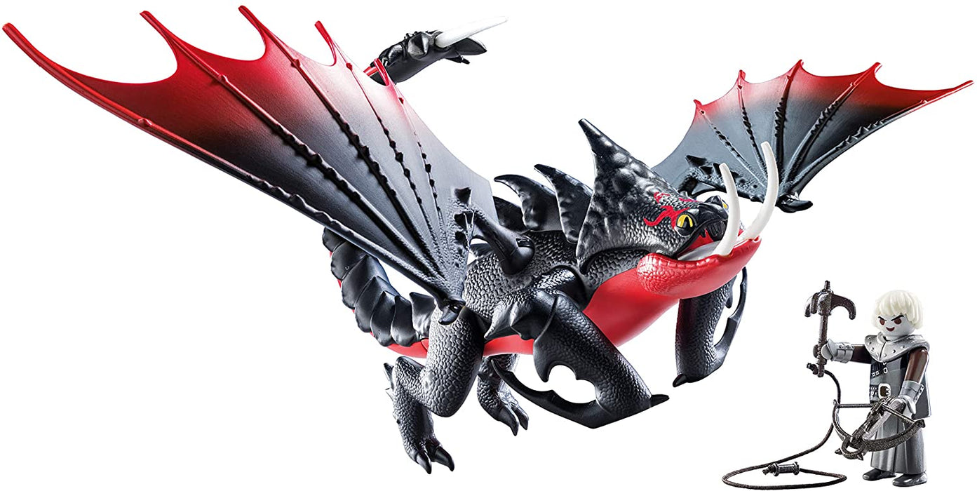 Playmobil Dreamworks Dragons: Deathgripper with Grimmel - 11 Piece Pla ...