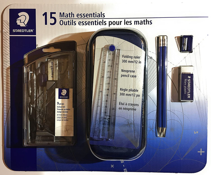 Staedtler Math Essentials 15 Piece School Set [House & Home] — MyShopville
