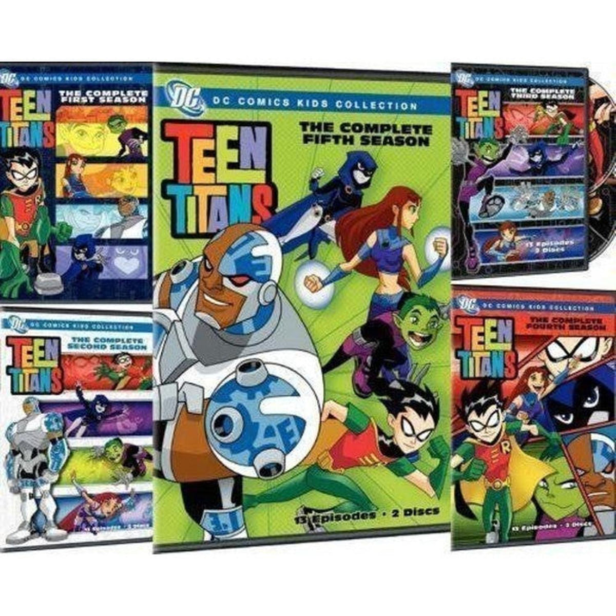 Teen Titans - The Complete Seasons 1-5 [DVD Box Set] — MyShopville