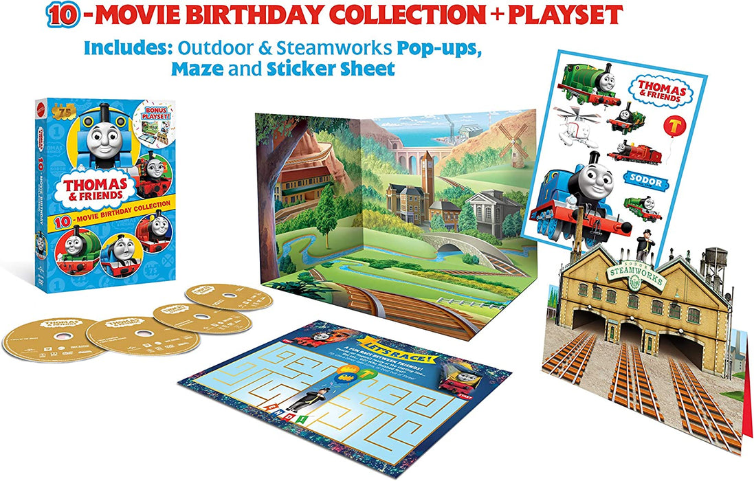 Thomas & Friends: 10-Movie Birthday Collection [DVD Box Set] — MyShopville