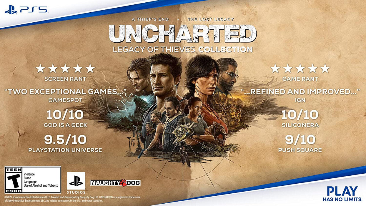 Uncharted: Legacy of Thieves Collection [PlayStation 5] — MyShopville