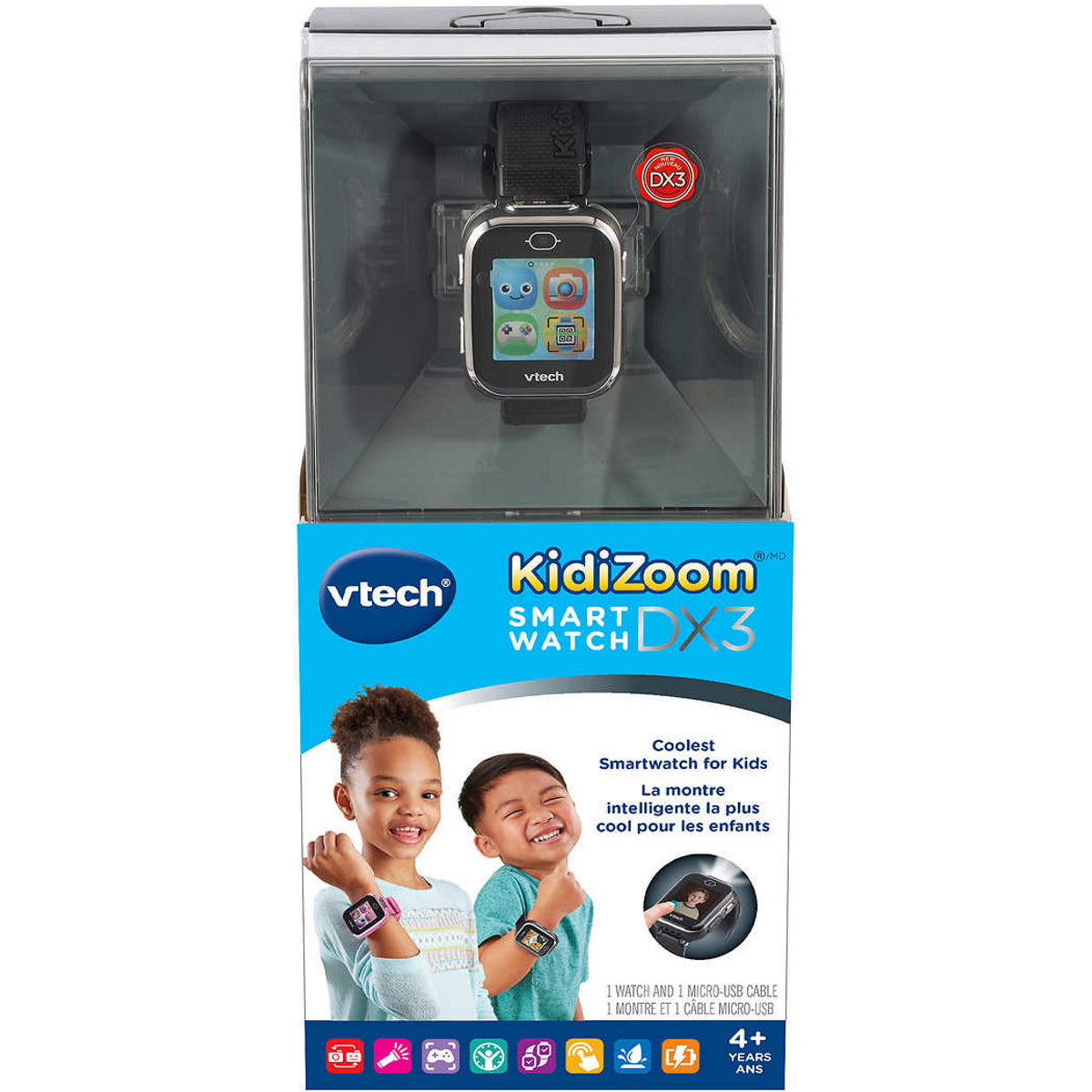 Vtech KidiZoom Smartwatch DX3 - Black [Electronics] — MyShopville